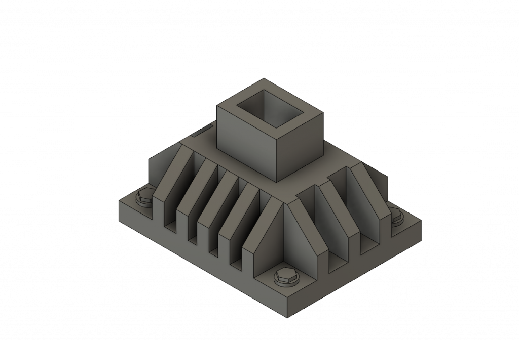 Central Valley HD Girder Column Footer – Tully Models