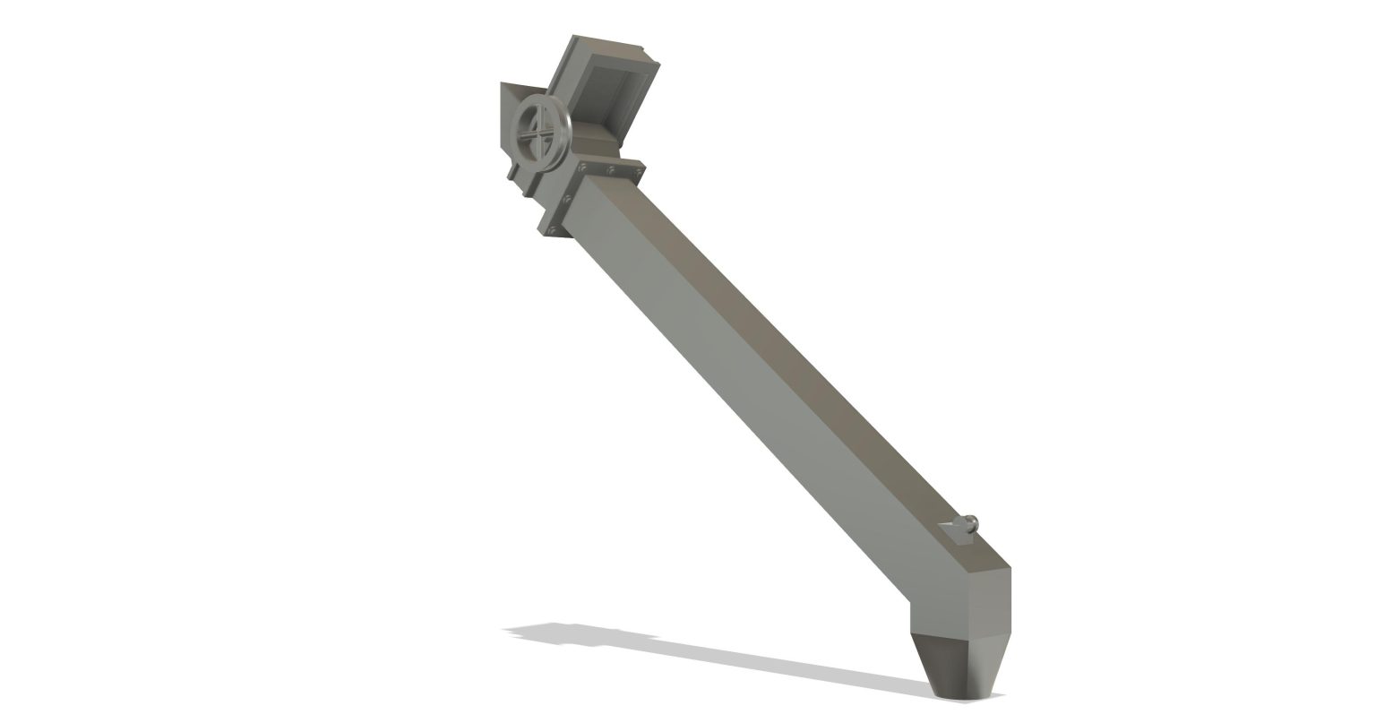 Car Loading Chute for 30′ Concrete Silos – Tully Models