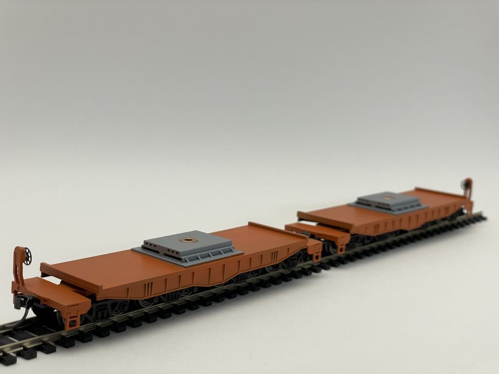 Bethlehem Steel 250 Ton Flatcar w/Load Bolsters – Tully Models