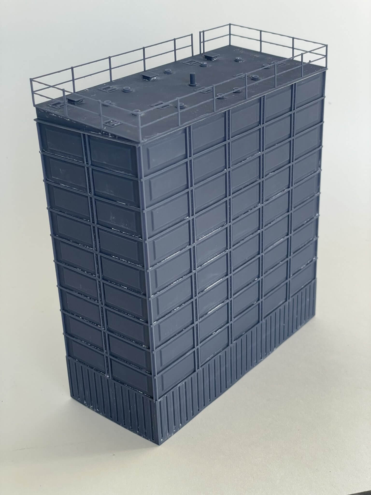 Large Roof Mounted Feed Mill Mixing Bin – Tully Models