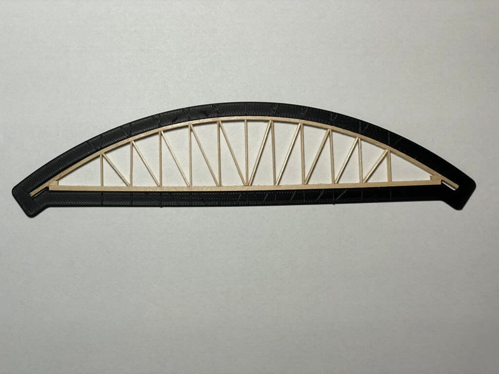 Bowstring Roof Truss Fixtures – Tully Models